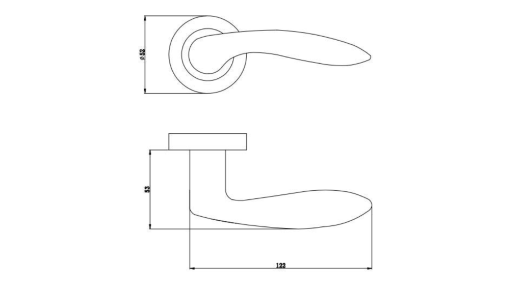 Salina Door Handle Set, Available at Ryan's Timber Limerick